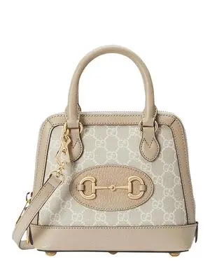 Gucci Horsebit 1955 Gg Mini Bag - Tan
