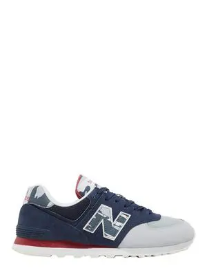 NEW BALANCE 574 Natural Indigo Camo - Blue