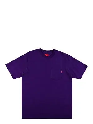 Supreme Short-sleeve Pocket Tee 'heather - Purple