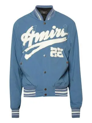 Amiri Shrunken Bomber - Blue