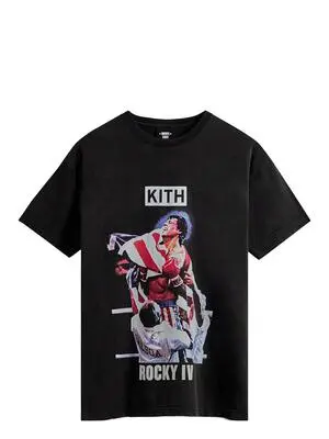 Kith For Rocky Iv Vintage Tee - Black