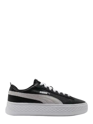 PUMA Smash Platform Leather Sneakers - Black