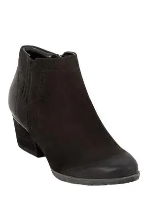 Blondo Valli Waterproof Suede Bootie - Black Nubuck