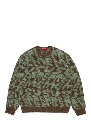 Supreme Stacked Knit Sweater - Brown