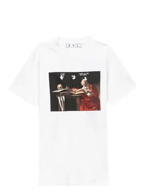 Off-White Caravaggio Slim Tee - White