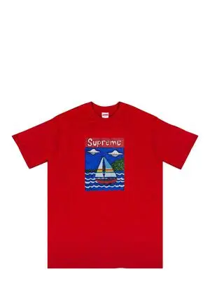 Supreme Sailboat Tee - Red