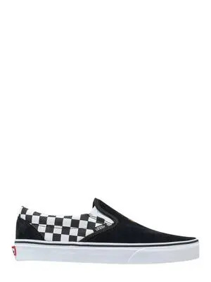 VANS Classic Slip-on In Tiger Check - Black
