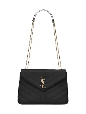 Saint Laurent Loulou Small Shoulder Bag - Black