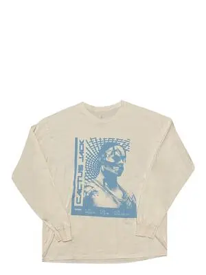TRAVIS SCOTT T-3500 Repeat Long-sleeve T-shirt - White