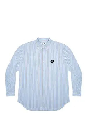 Play Comme Des Garcon Button Down Shirt - Blue