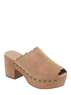 CHOCOLAT BLU Chocolat Blu Genessis Platform Sandal Latte Suede