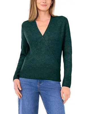 1.State Cross Front Long Sleeve Sweater - Wise