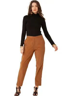 Hale Bob Lena Corduroy Pant - Brown
