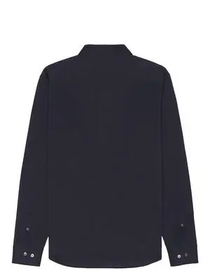 Theory Sylvain Structure Knit Shirt - Eclipse