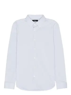 Theory Sylvain Structure Knit Shirt - Olympic