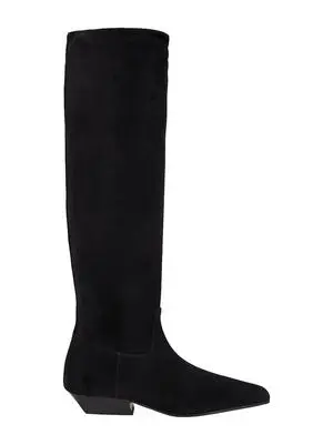 Khaite Marfa Flat Knee High Boot Black