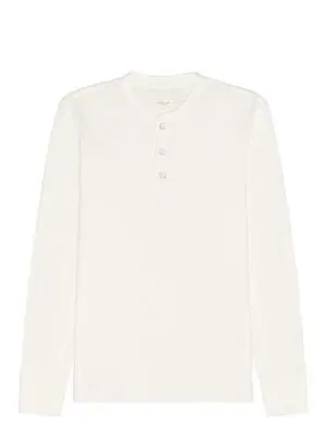 Rag & Bone Classic Henley - White