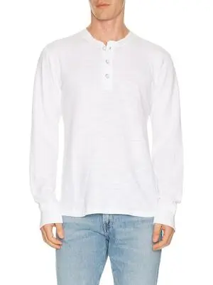 RAG & BONE Rag & Bone Classic Henley In White