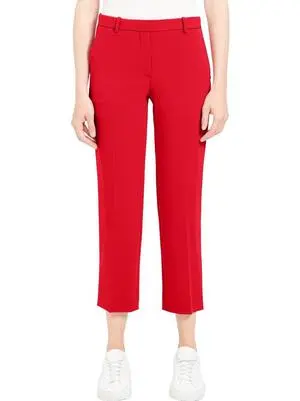 Theory Tailored Ankle Trousers - Geranium