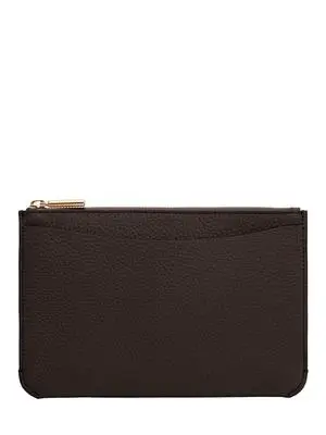 Cuyana Italian Leather System Zipper Pouch - Mocha
