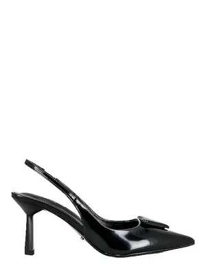 TONY BIANCO Bertie Slingback Pump - Black Hi Shine