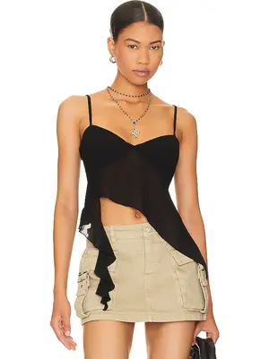 MORE TO COME Adalia Top - Black