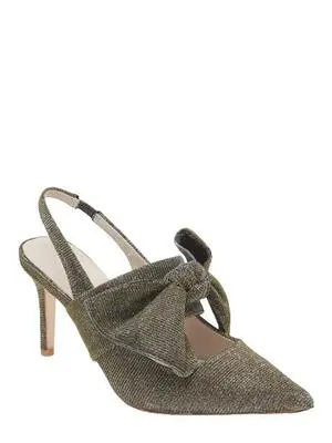 KOKO + PALENKI Francisme Pointed-toe Pump - Bronze Iridescent Leather