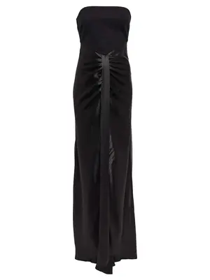 Staud Wayfaring Strapless Maxi Dress - Black