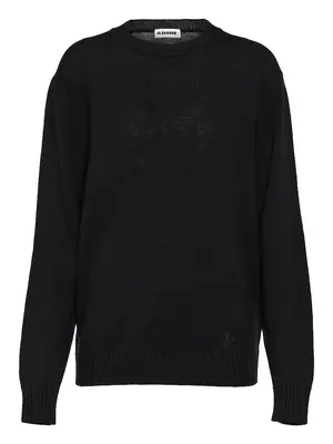 JIL SANDER Wool Sweater - Black