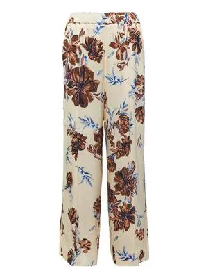 JIL SANDER Jil Sander Floral Print Wide-Leg Pants