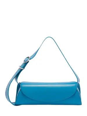 JIL SANDER Small Cannolo Tote - Blue