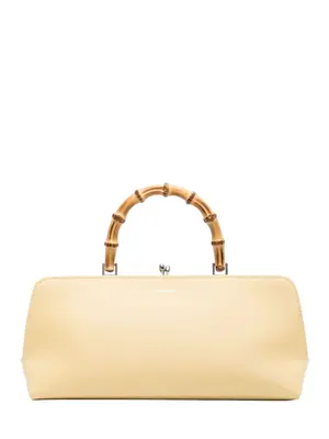 JIL SANDER Small Goji Bamboo Tote - Yellow