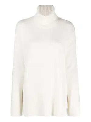P.a.r.o.s.h Drop-shoulder Crew-neck Jumper - White