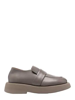 Marsèll Slip-on Leather Loafers - Grey