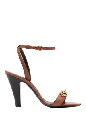 SAINT LAURENT Saint Laurent Le Maillon Leather Sandals