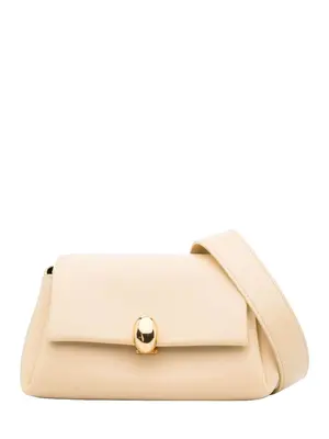 JIL SANDER Leather Shoulder Bag - Yellow