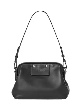 Shinola Rivet Frame Shoulder Bag - Black