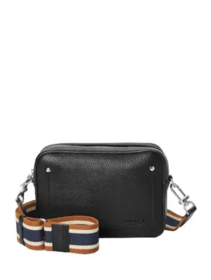 Shinola Natural Grain Leather Camera Bag - Black