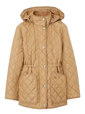 Burberry Quilted Nylon Jacket Archive Beige