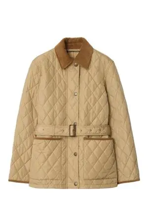 Burberry Quilted Nylon Jacket - Beige