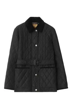 Burberry Quilted Nylon Jacket - Black