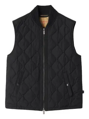Burberry Quilted Nylon Gilet - Black