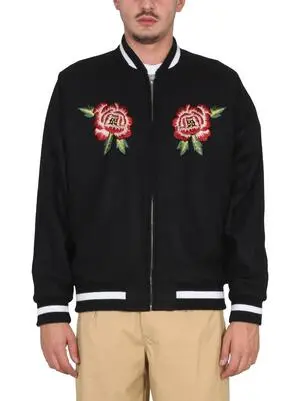 Kenzo Double Face Bomber Jacket - Black