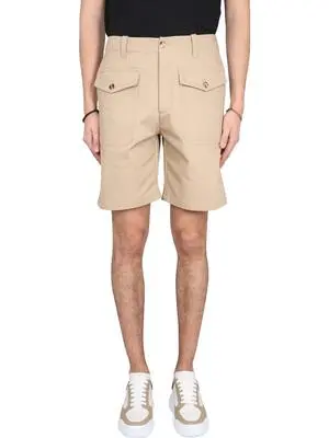 Alexander McQueen Bermuda Cargo Shorts - Beige