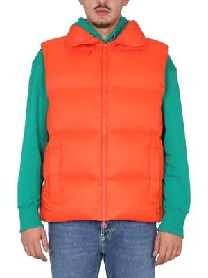 MSGM Vest With Logo - Orange