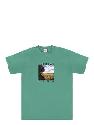 Supreme Time Tee 'dusty Teal' Teal