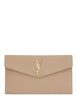 Saint Laurent Uptown Pouch - Tan