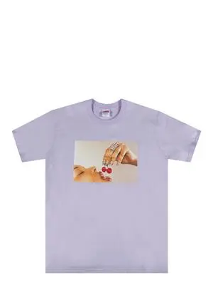 Supreme Cherries Tee 'light Purple' Purple