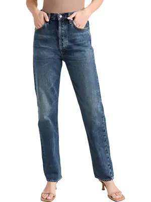 AGOLDE AGOLDE 90s Pinch Waist High-Rise Straight Jeans