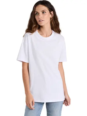 Rag & Bone Mini Slub Boyfriend T-shirt - White